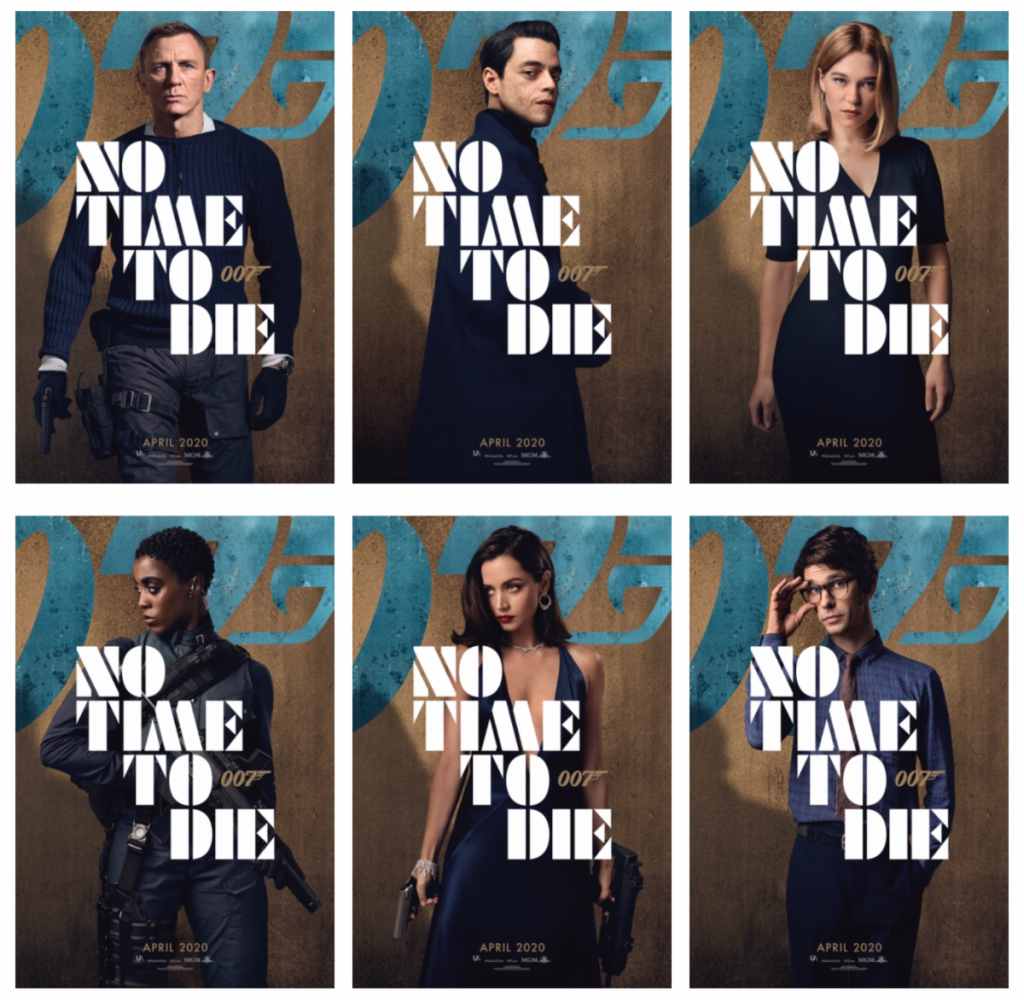 'No Time To Die' Character Posters Revealed | LATF USA NEWS