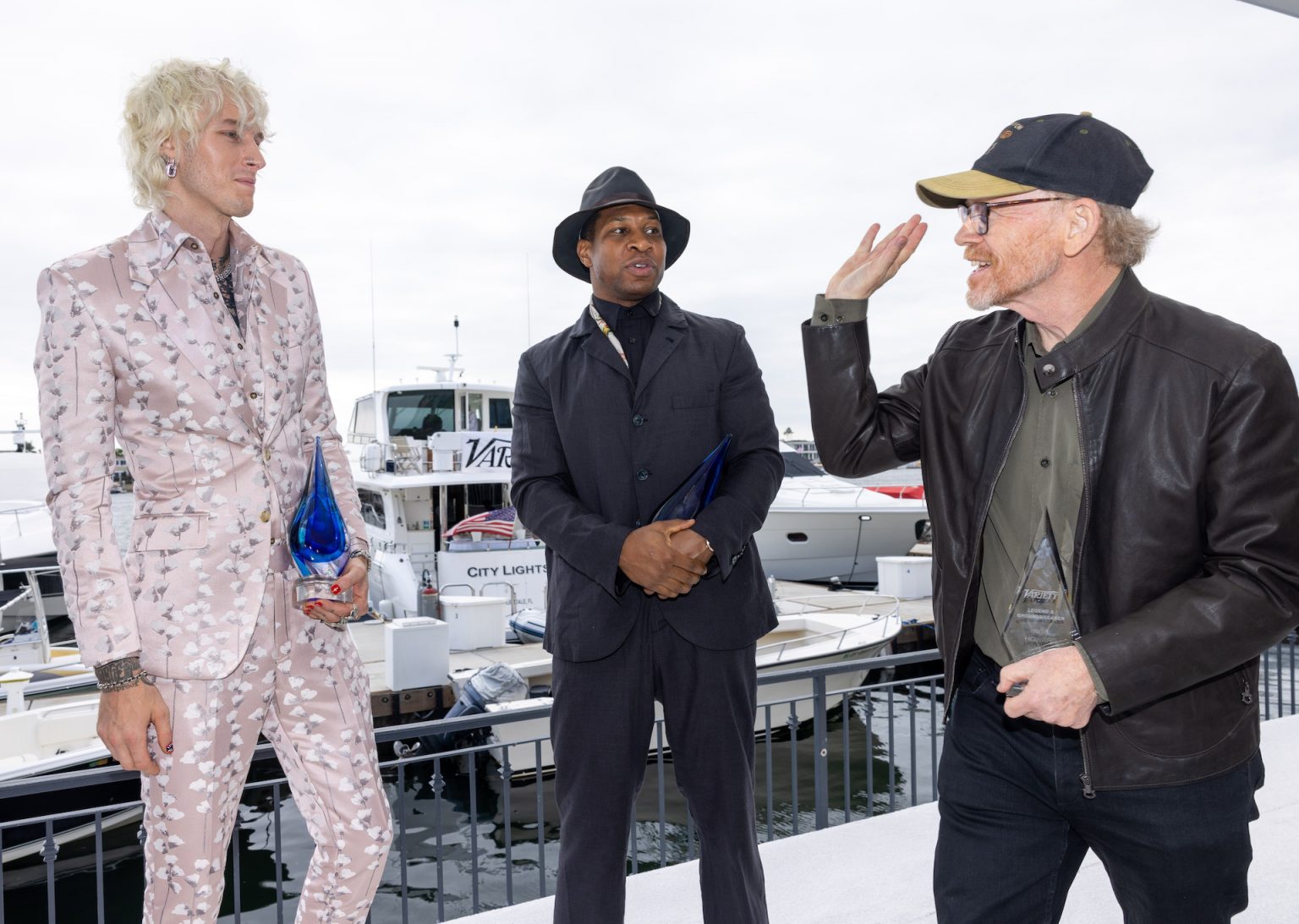 Ron Howard and Colson Baker aka Machine Gun Kelly Honored At Newport ...