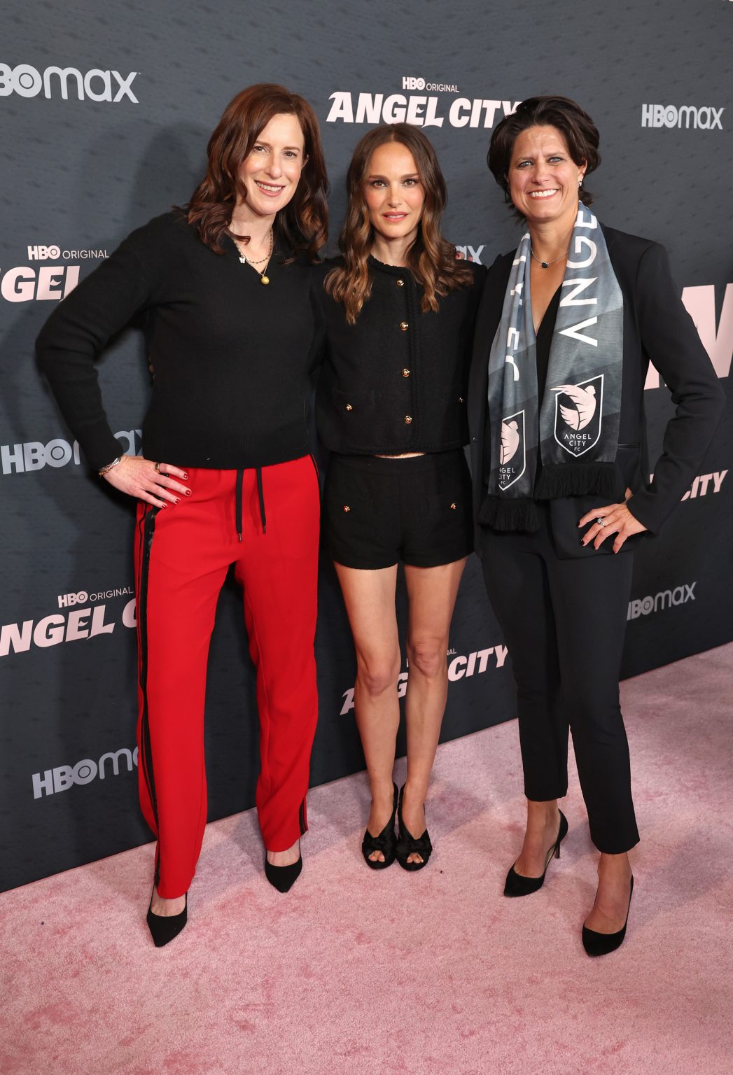 Natalie Portman Walks Pink Carpet for Angel City Premiere | LATF USA NEWS