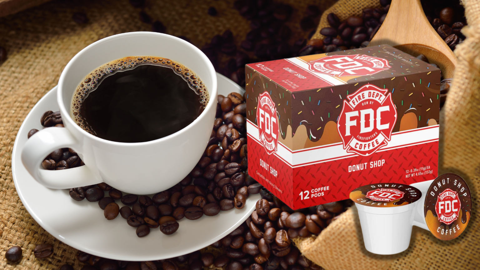 This Fire Dept. Coffee Donut Flavor Is Delicious | LATF USA NEWS