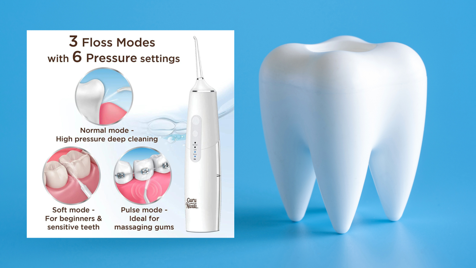 Guru Nanda's Cordless Water Flosser Is A Must-Have | LATF USA NEWS