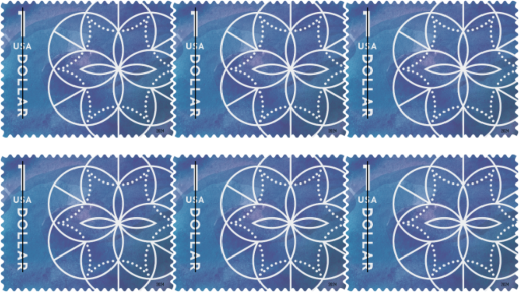 USPS Unveils New Floral Geometry Stamp | LATF USA NEWS