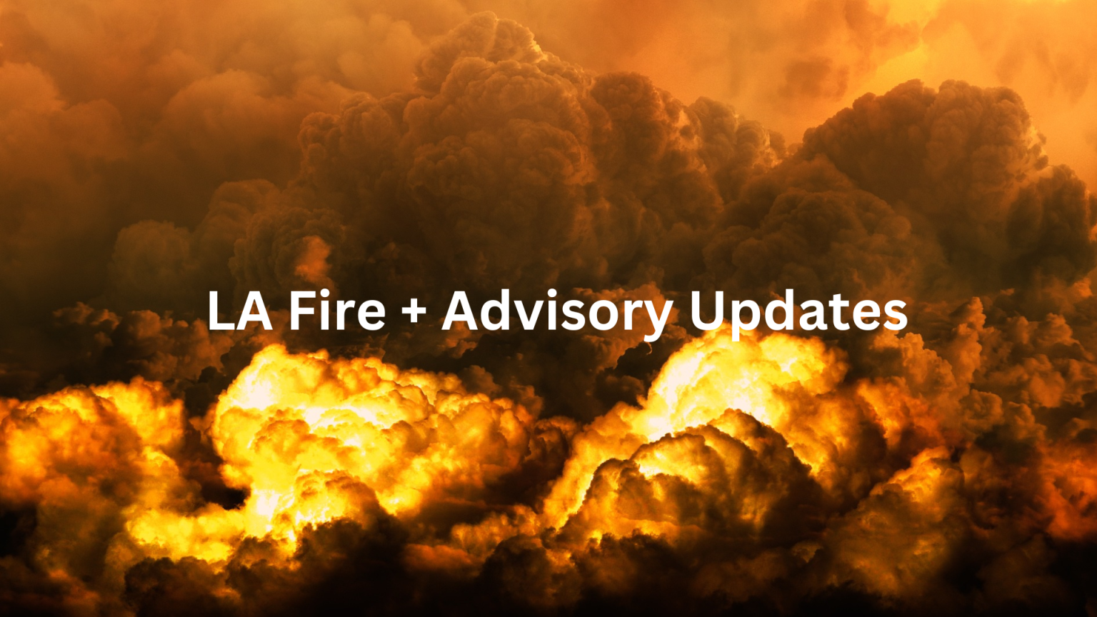 Los Angeles Smoke Advisory in Effect | LATF USA NEWS