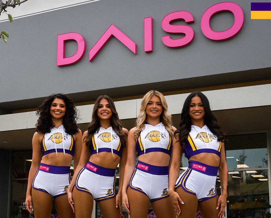 Daiso gives the Laker Girls a new uniform design | LATF USA NEWS